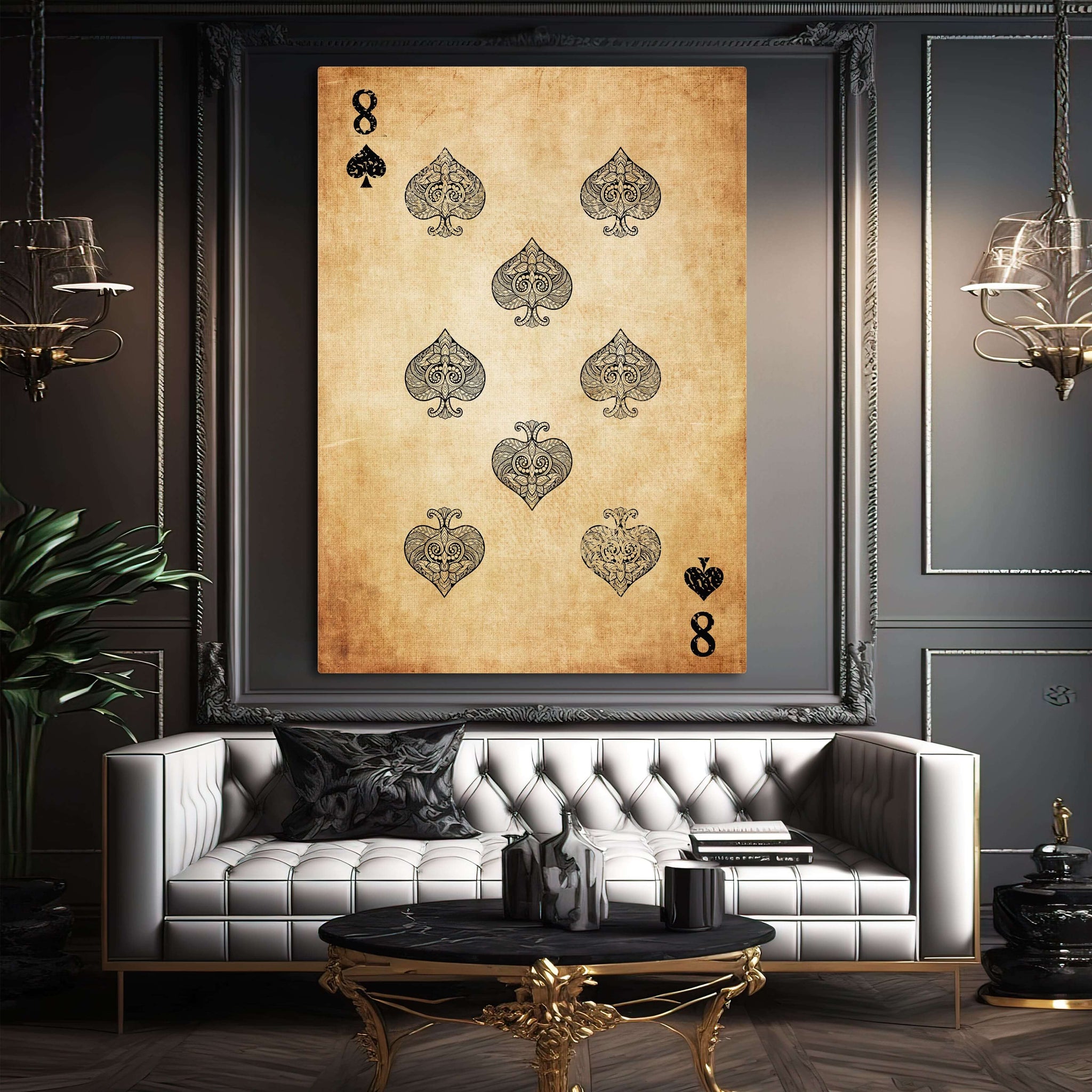 Eight of Spades Wall Art