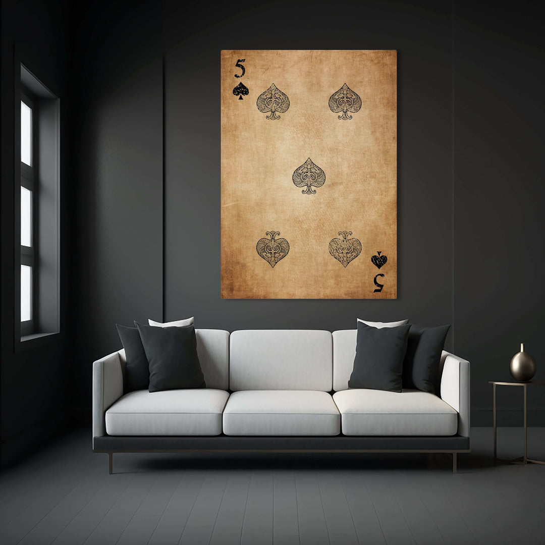 Five of Spades Wall Art | MusaArtGallery™
