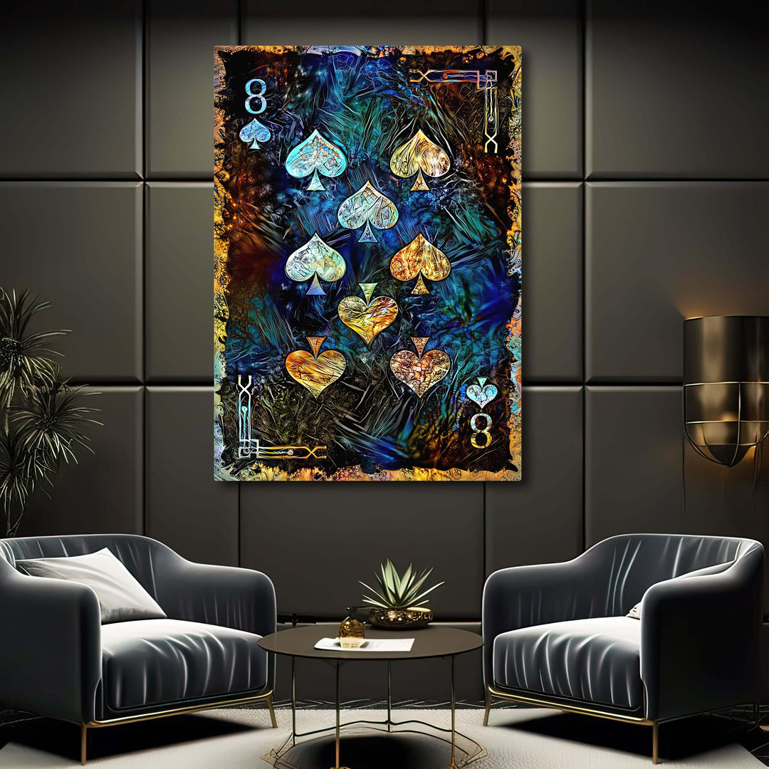 Eight of Spades Canvas | MusaArtGallery™