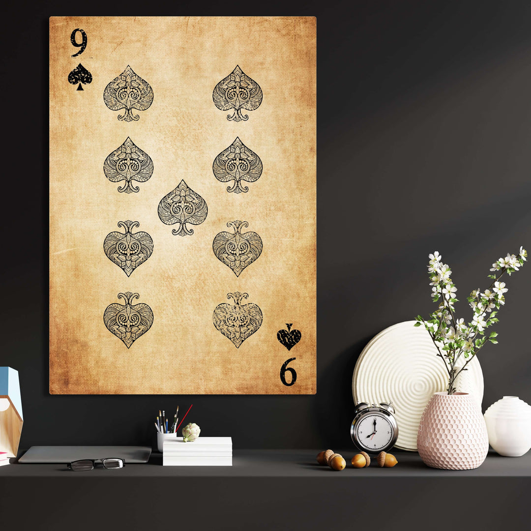 Nine of Spades Wall Art | MusaArtGallery™