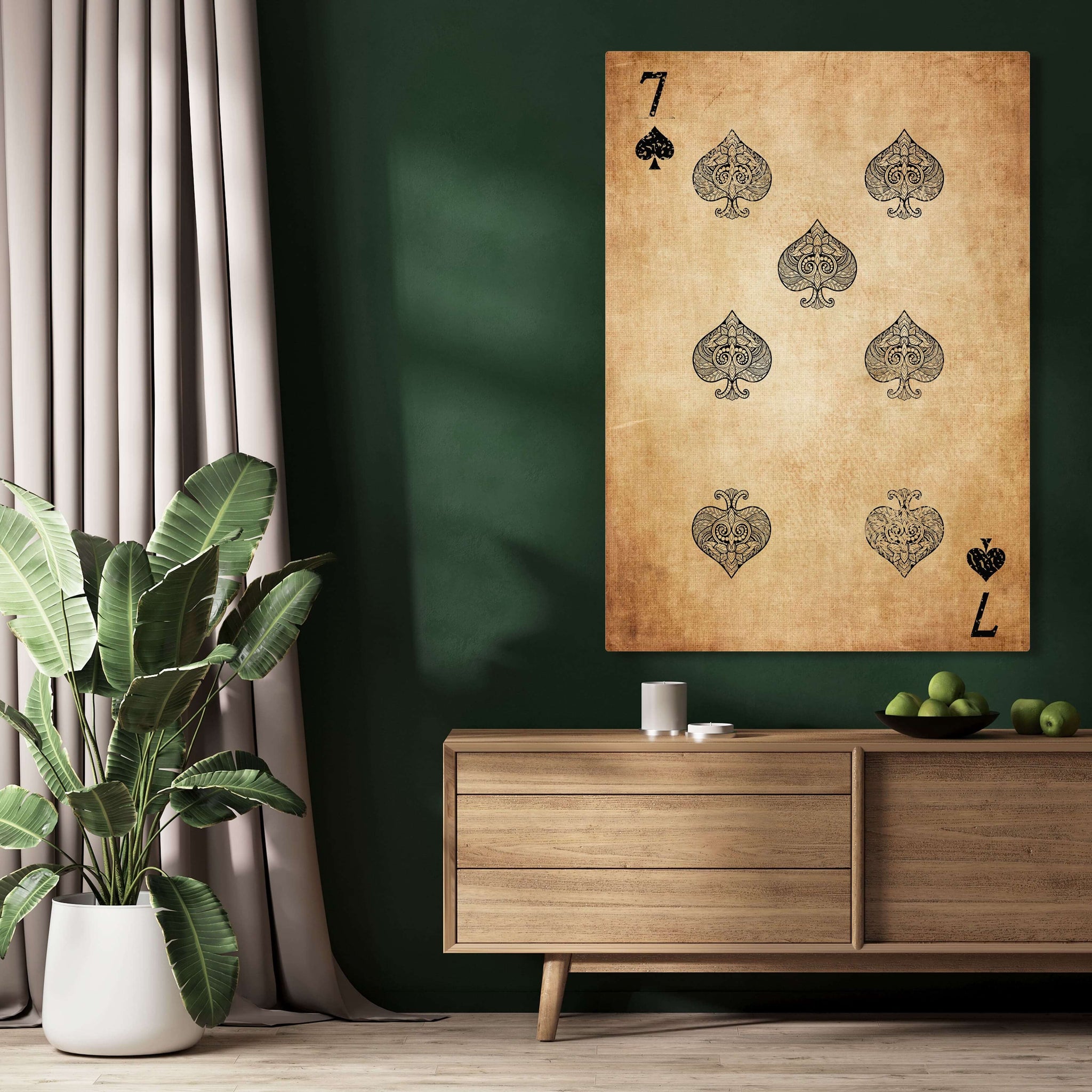 Seven of Spades Wall Art