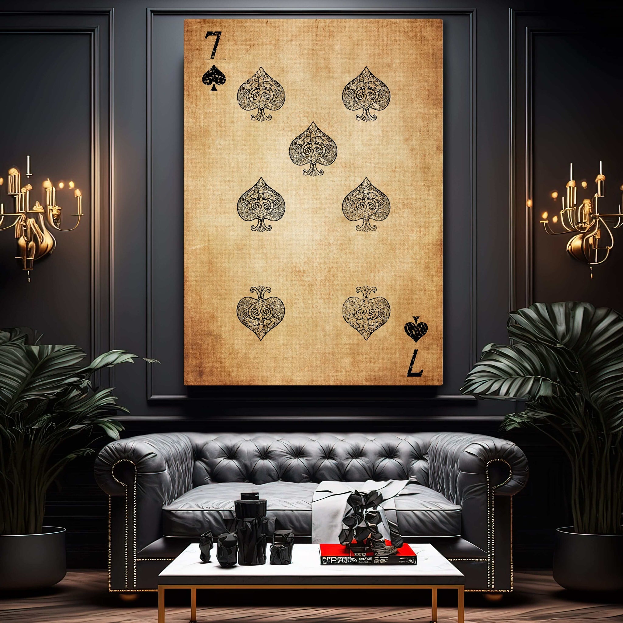 Home Seven of Spades Wall Art