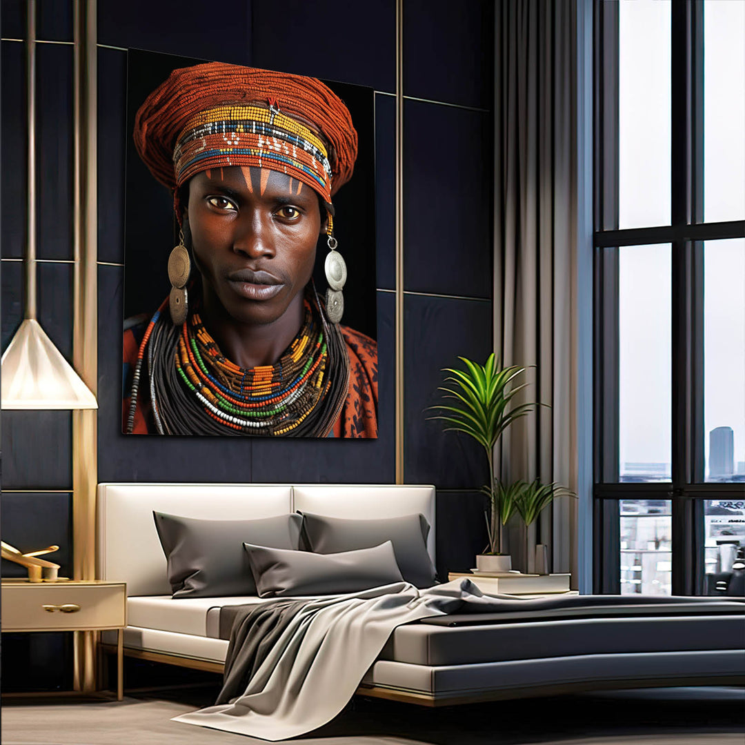 African Black Man Wall Art | MusaArtGallery™