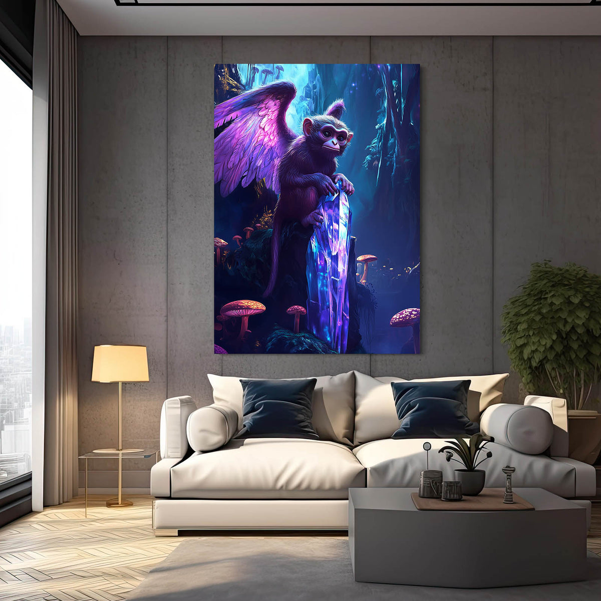 Batman Monkey Art | MusaArtGallery™