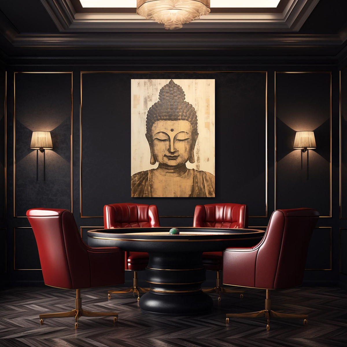 Buddha Wall Art Stickers Large | MusaArtGallery™