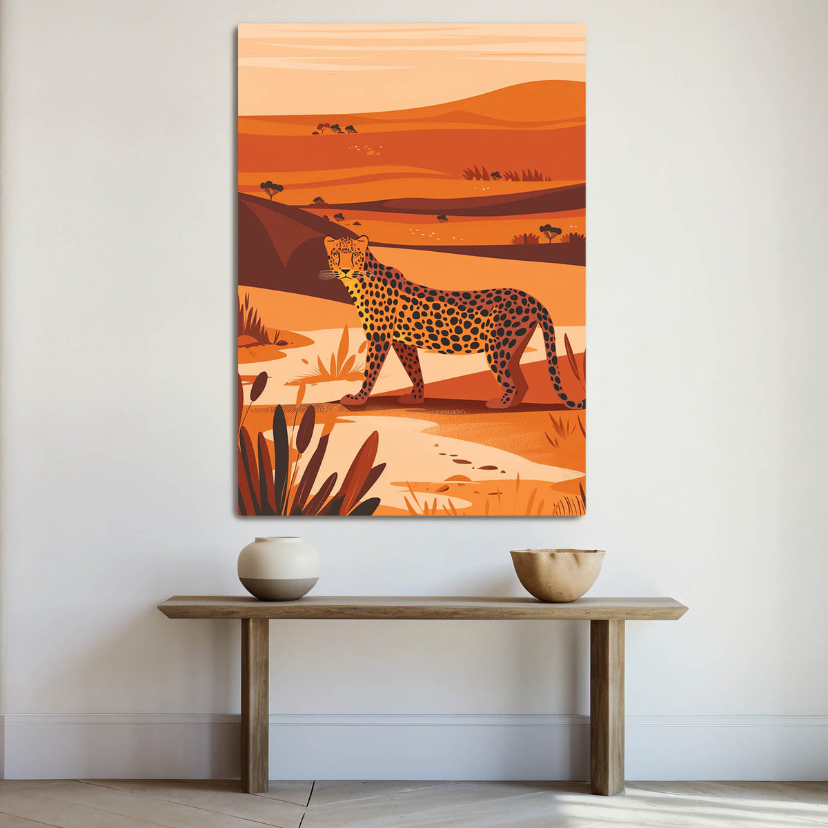 Cheetah Boho Wall Art | MusaArtGallery™