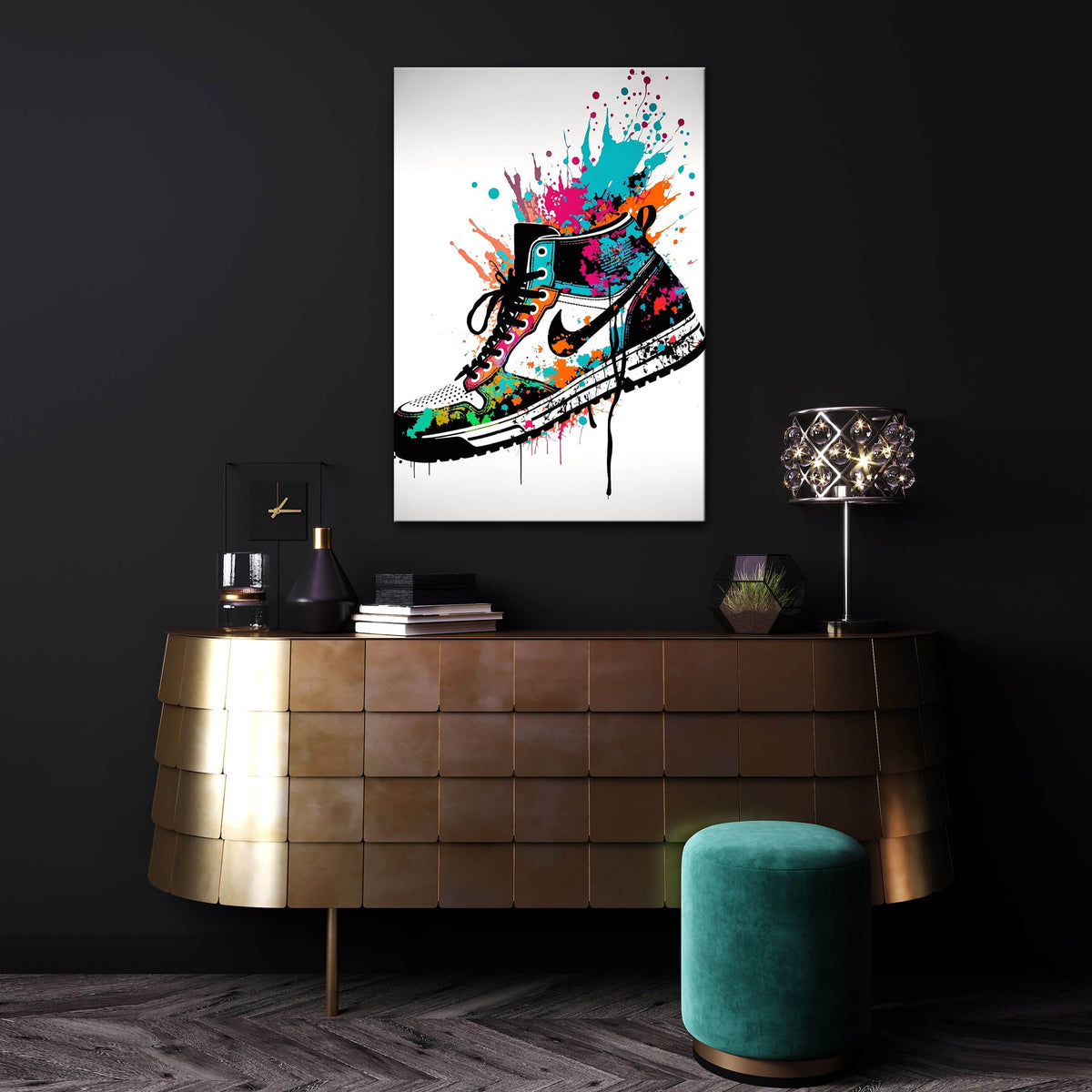 Colorful Air Jordan Wall Art | MusaArtGallery™