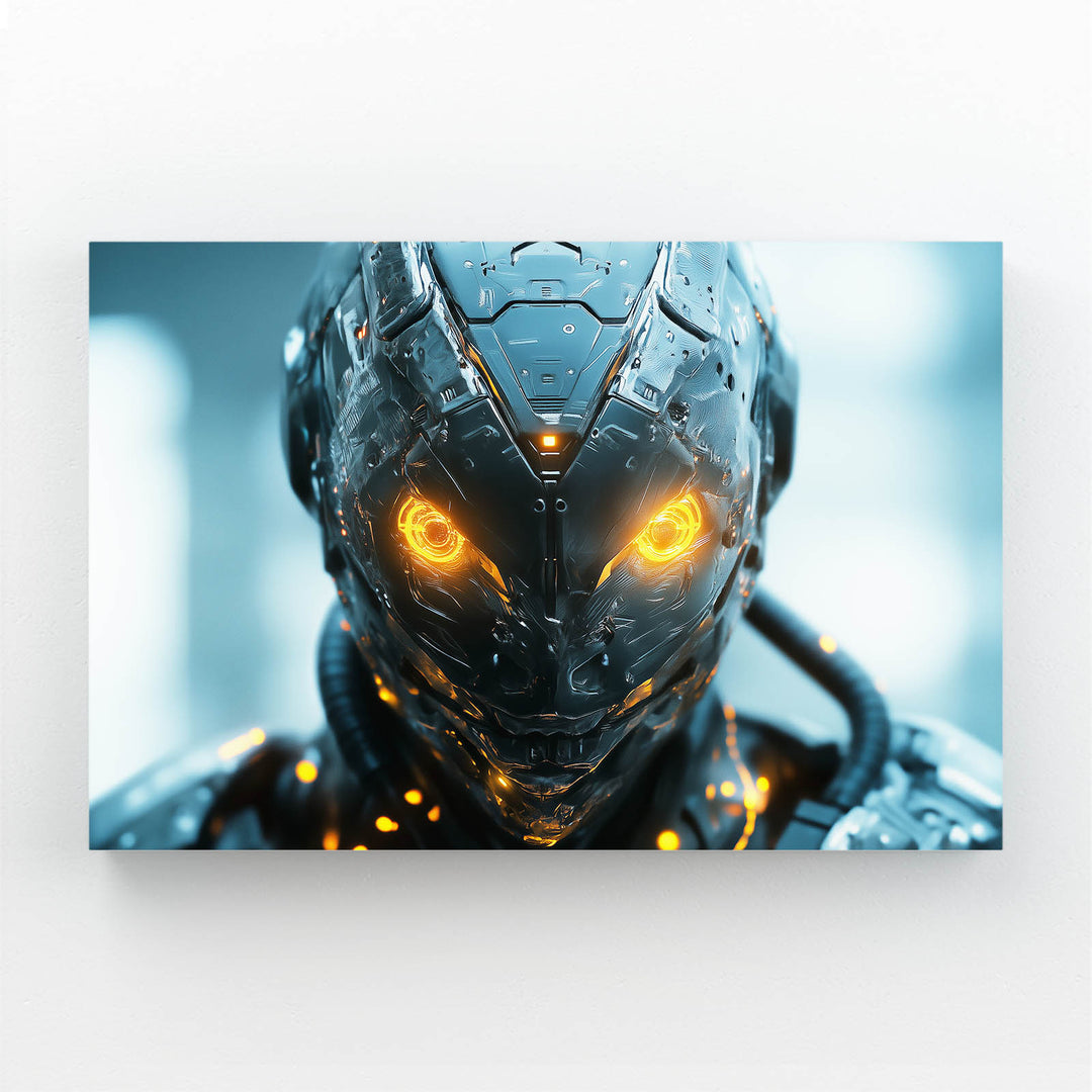 Cyberpunk Art Dark Sentinel