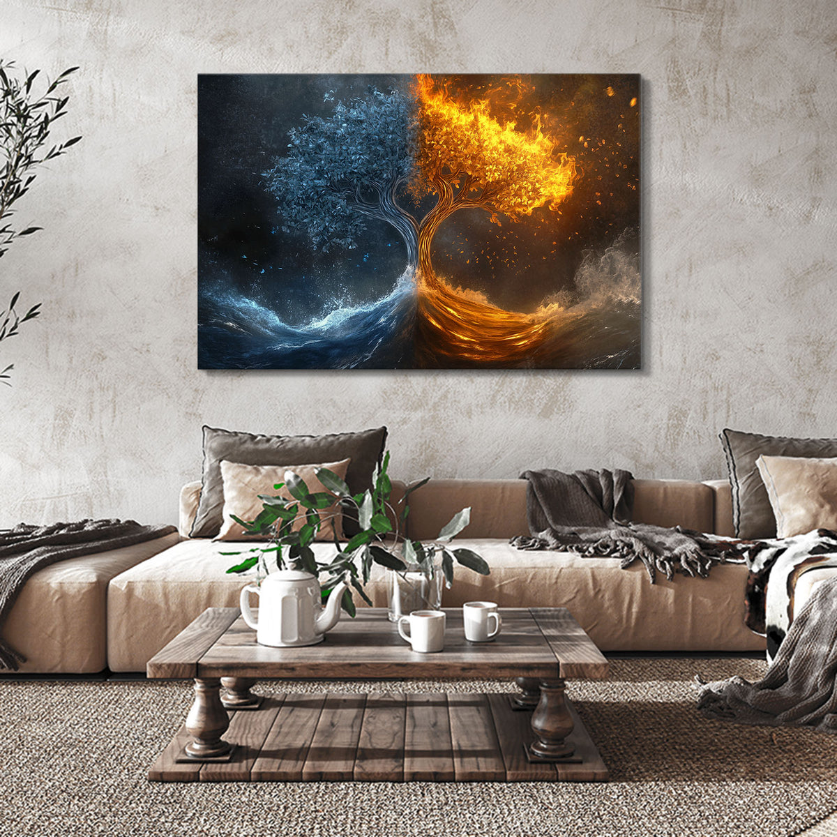 Duality Tree Of Life Wall Art Decor | MusaArtGallery™