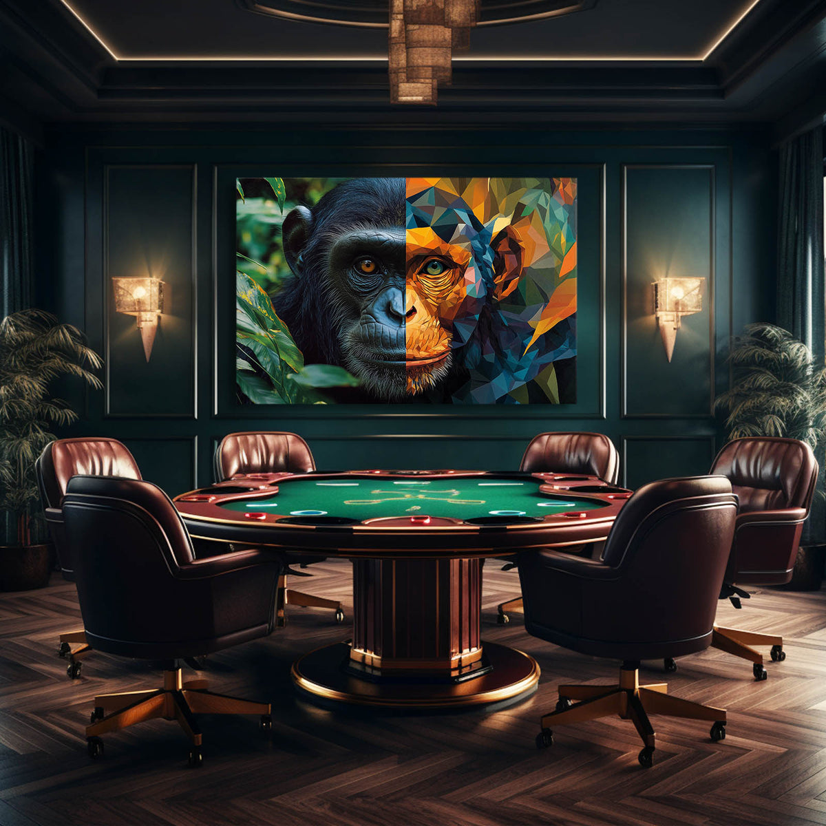 Duo Monkey Art | MusaArtGallery™