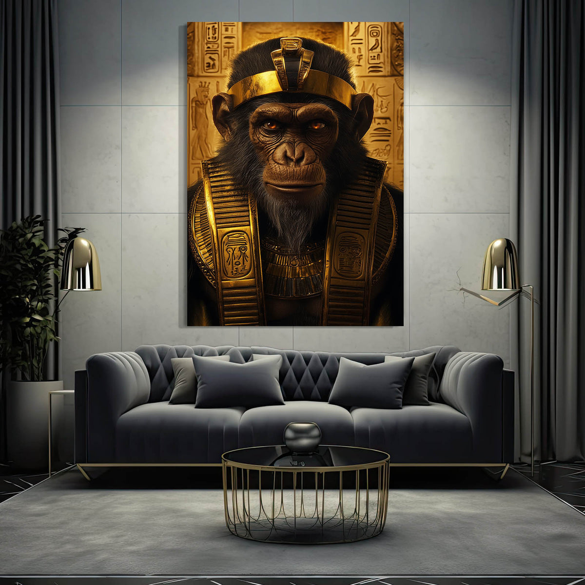 Egyptian Monkey Art | MusaArtGallery™