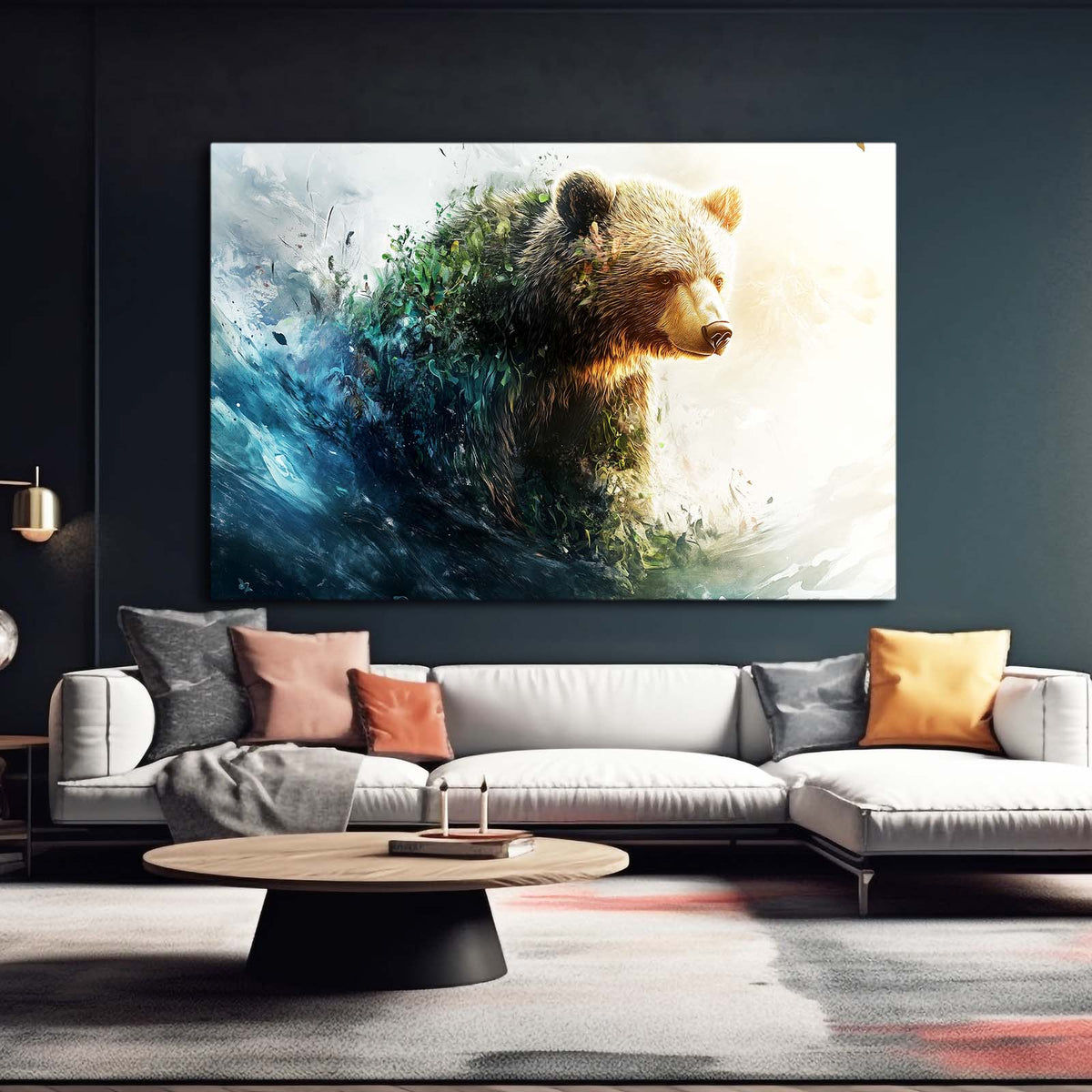Modern Bear Wall Art | MusaArtGallery™