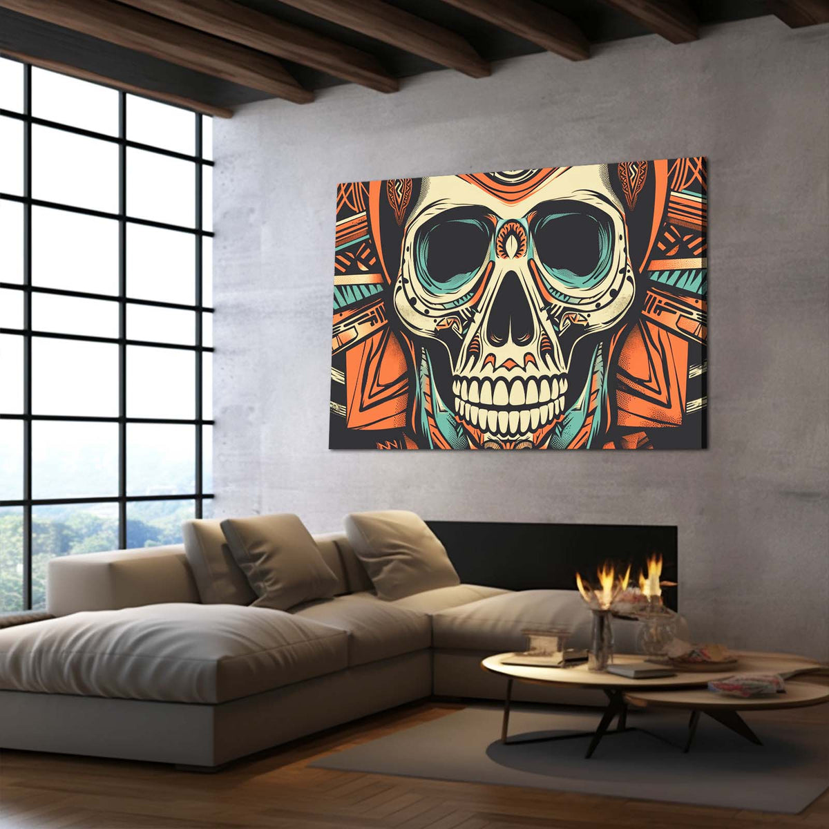 Skull Art Sculpture | MusaArtGallery™