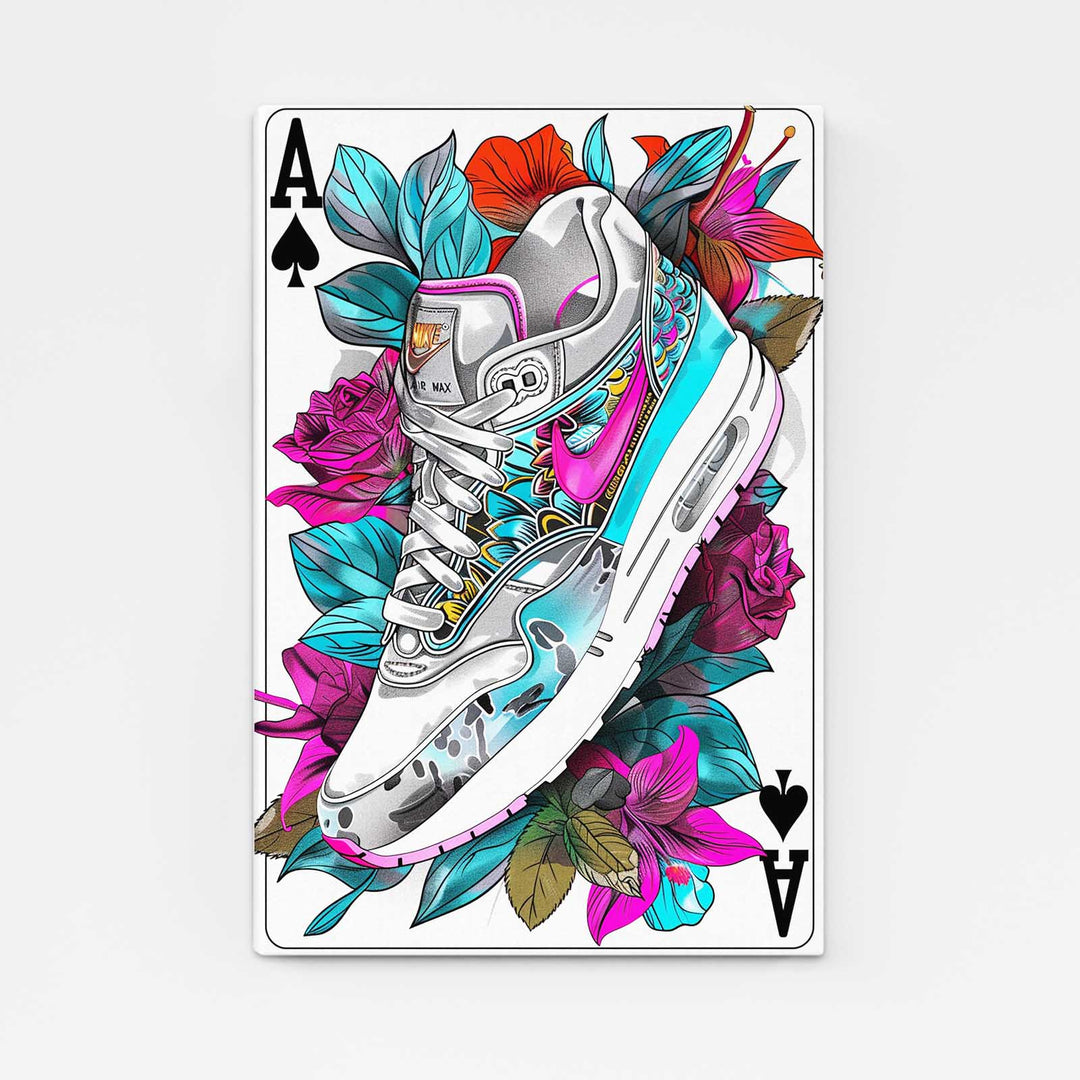 Sneaker Spades Playing Card Art