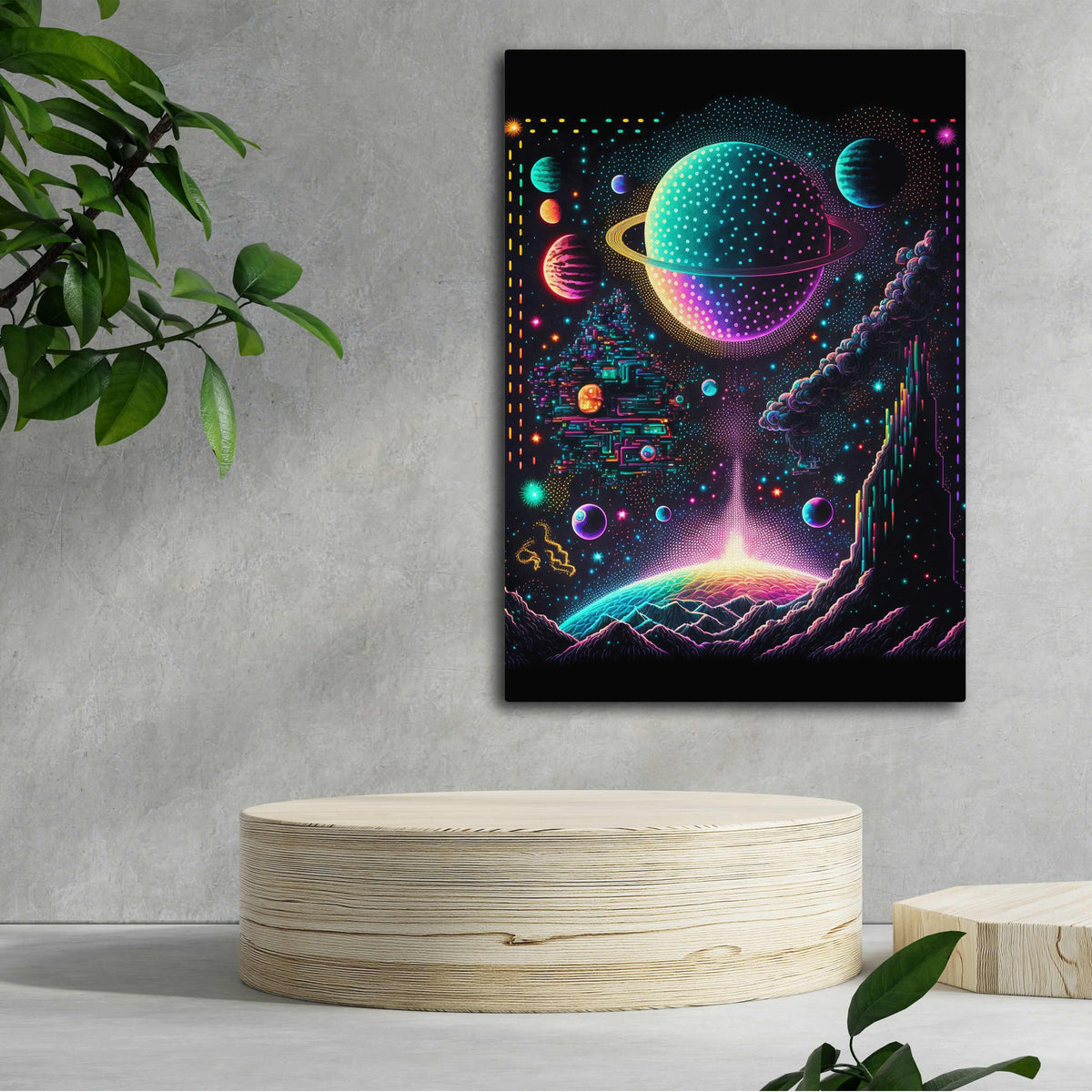 Space Line Art | MusaArtGallery™