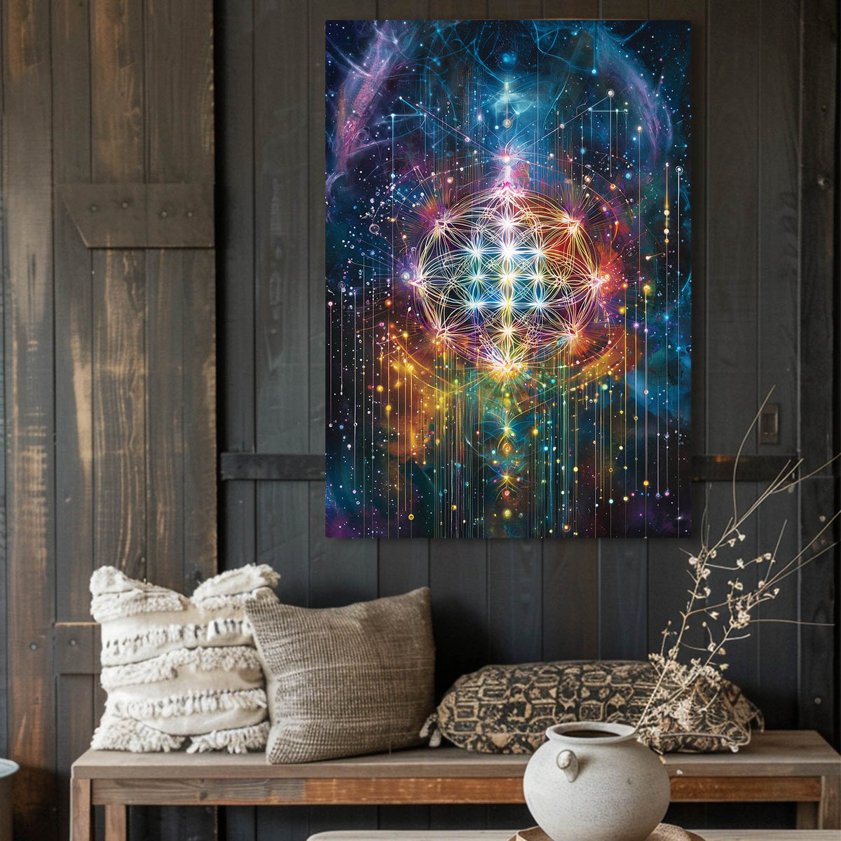 Trippy Flower Of Life Art | MusaArtGallery™
