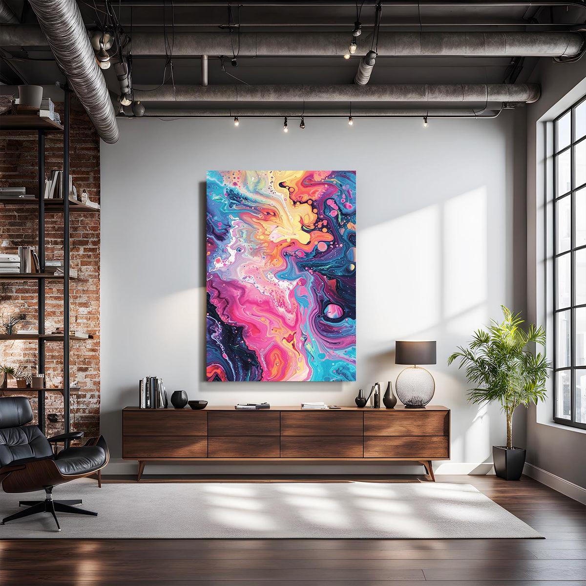 Trippy Paint Art Canvas | MusaArtGallery™