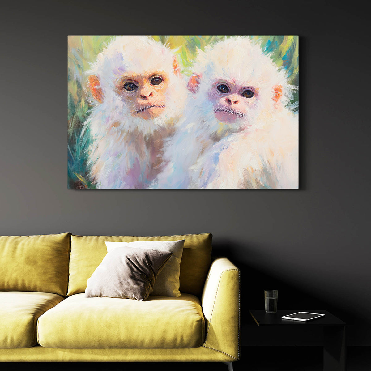 Twin Monkey Art | MusaArtGallery™