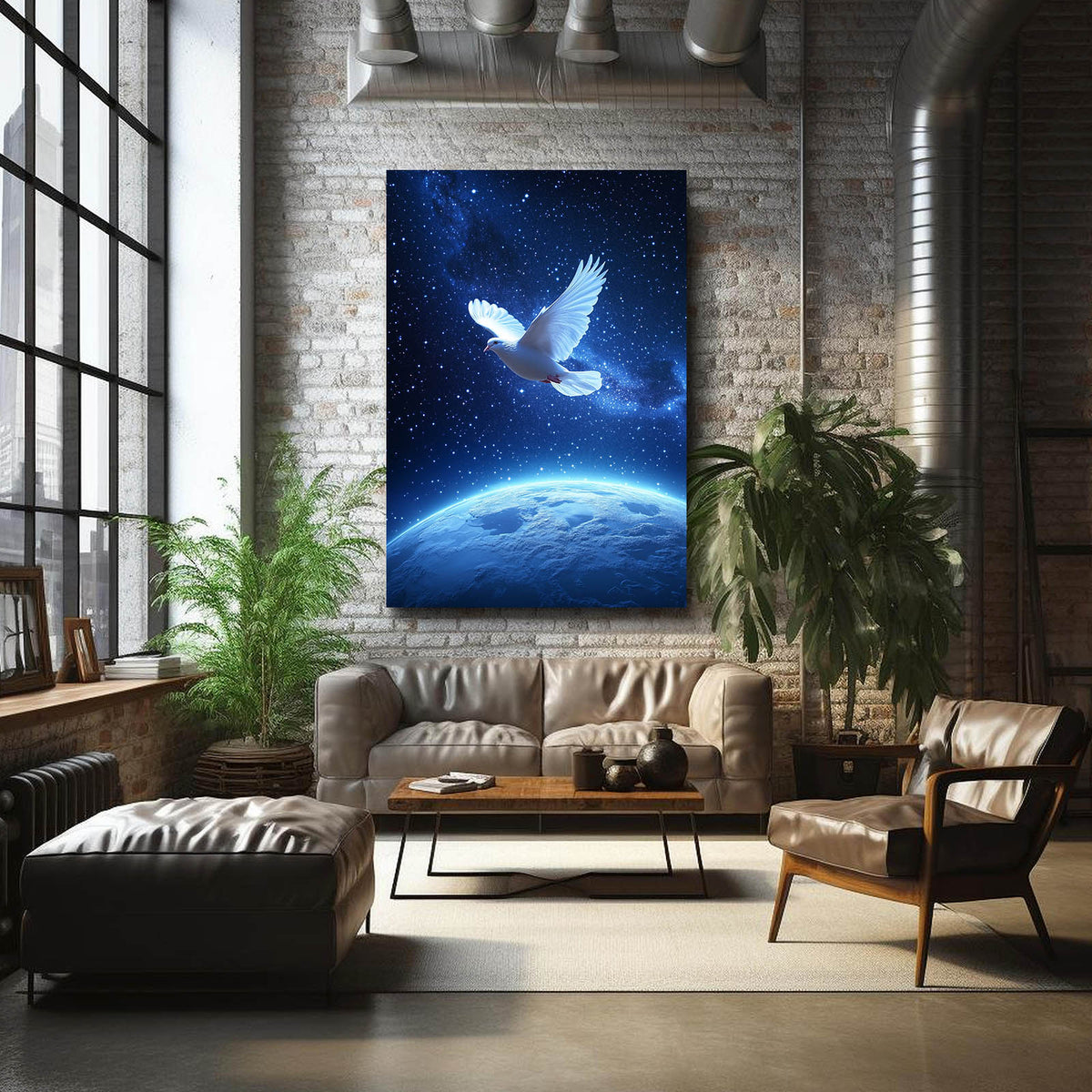 Vertical Peace Art - Fast Shipping – MusaArtGallery