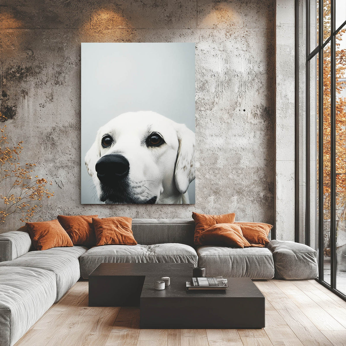 White Dog Wall Art | MusaArtGallery™