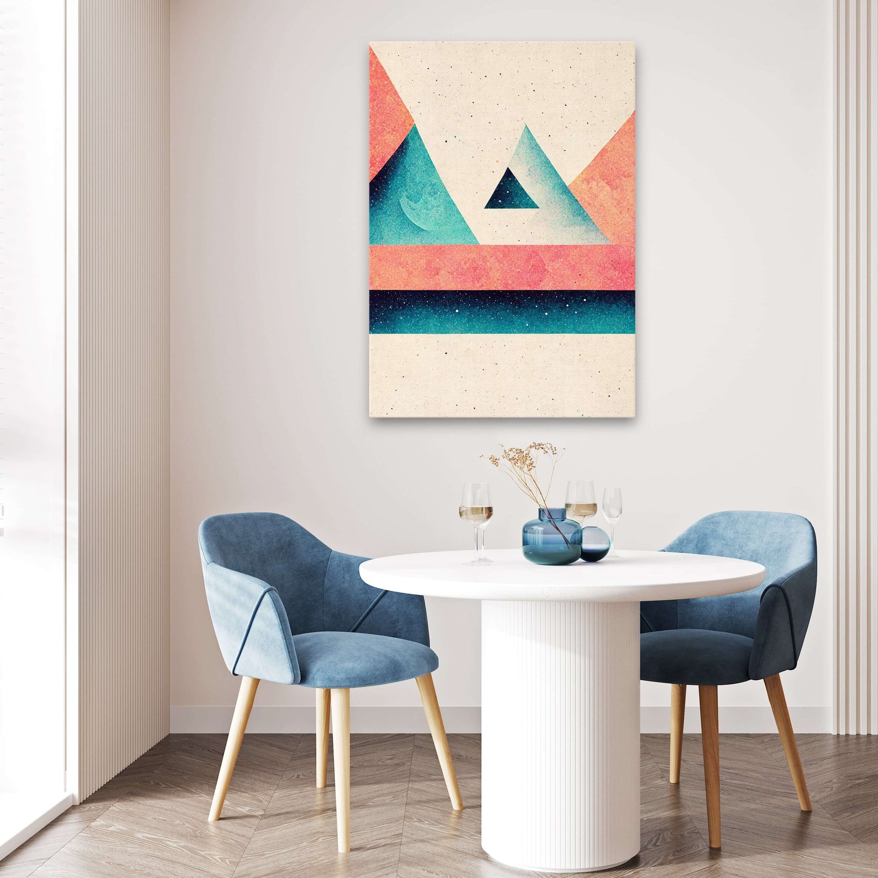 Abstract Art Triangles | MusaArtGallery™