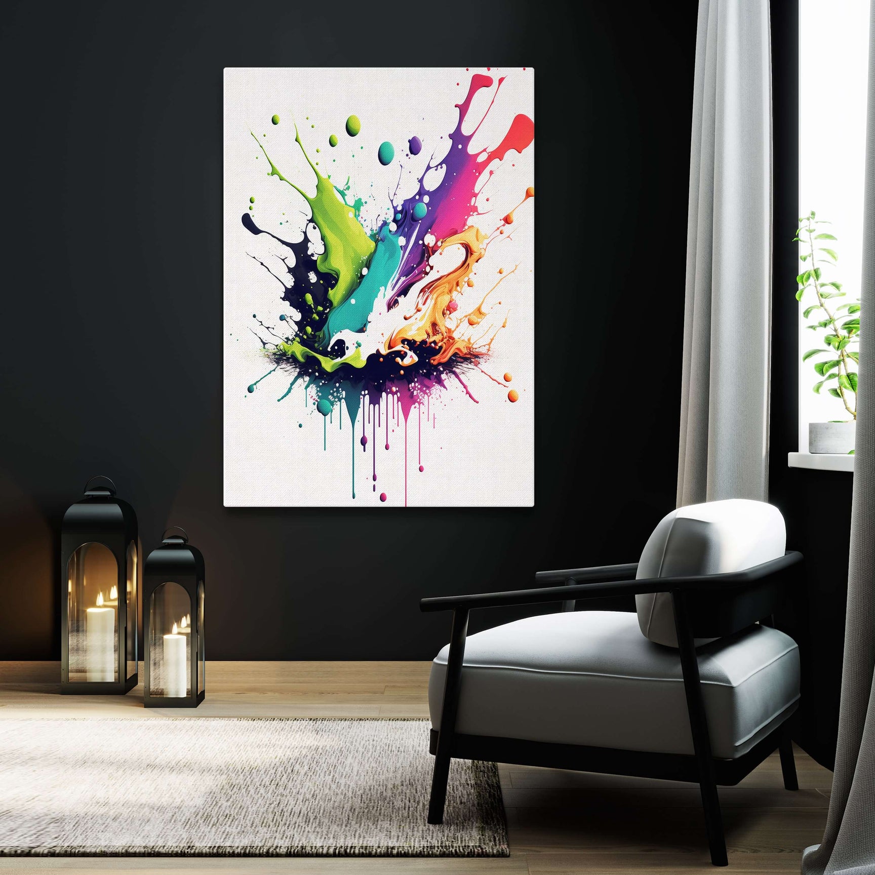Abstract Colorful Wall Art | MusaArtGallery™