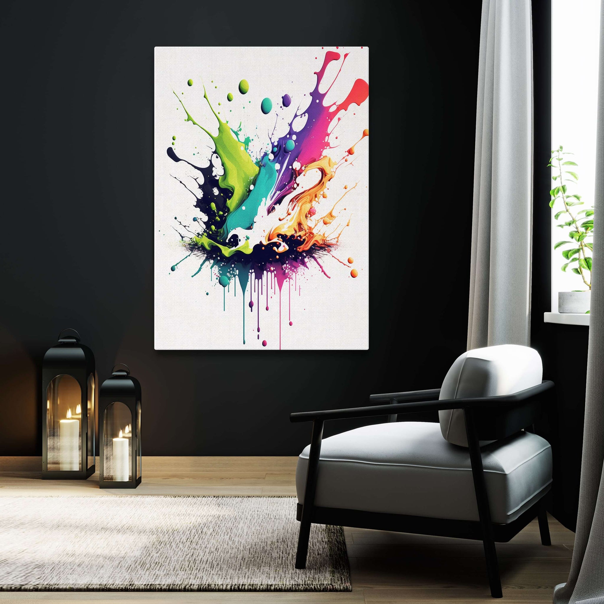 Abstract Colorful Wall Art | MusaArtGallery™