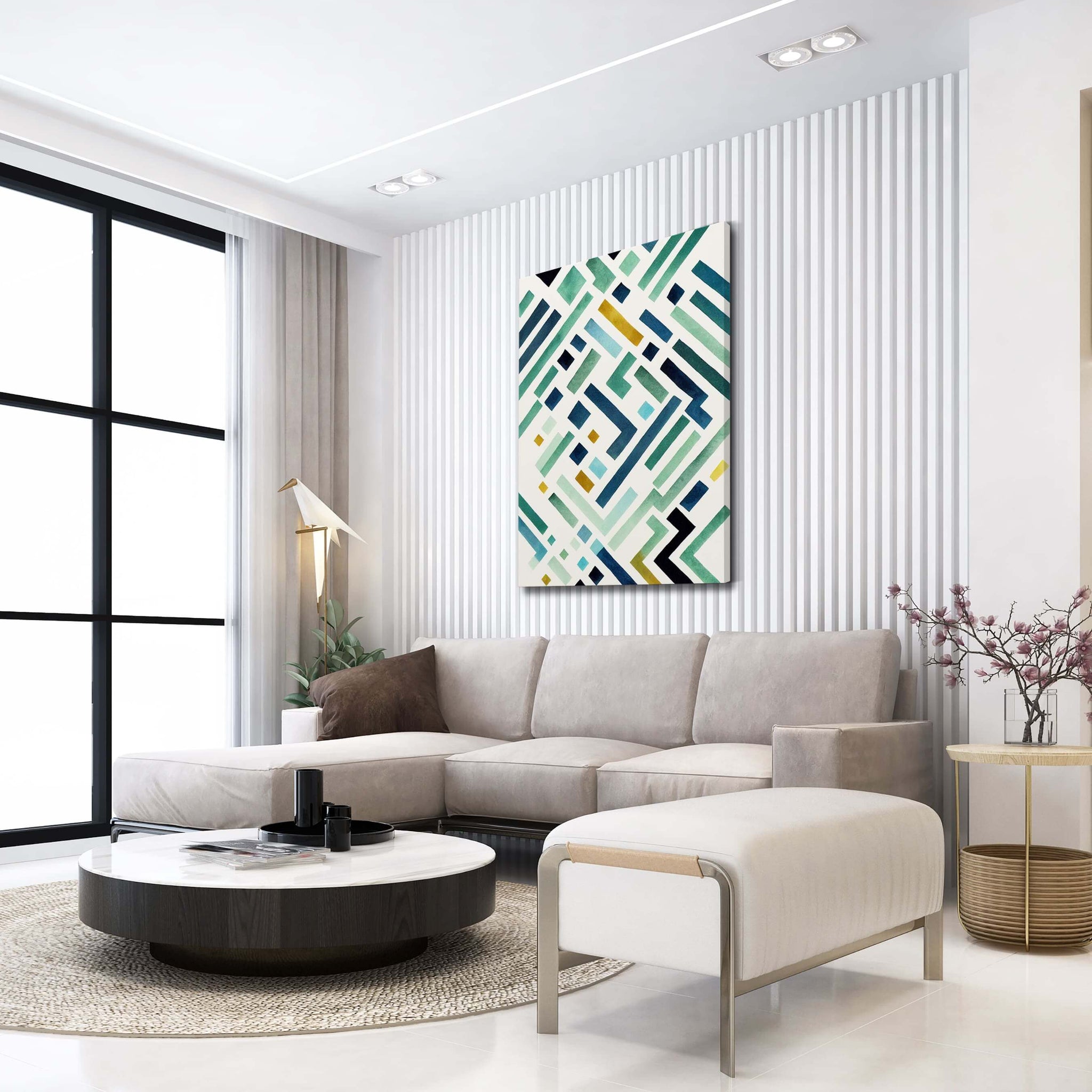 Abstract Lines Wall Art | MusaArtGallery™