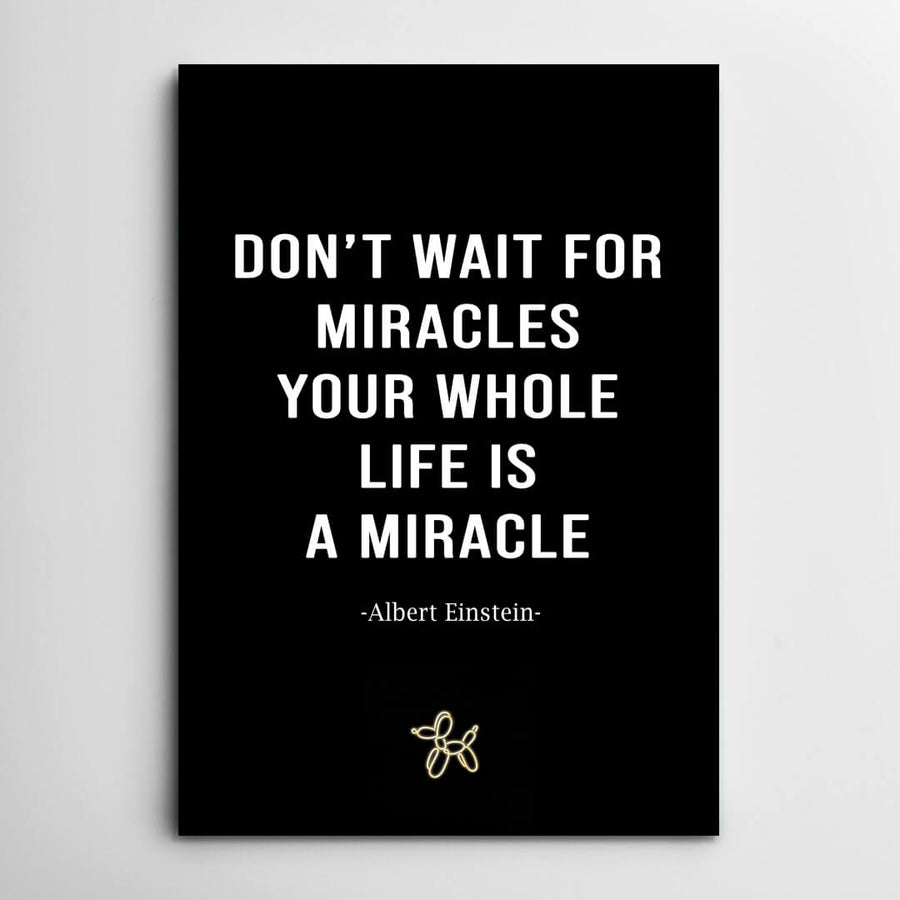 Albert Einstein Quote Canvas - Motivational Art | MusaArtGallery™