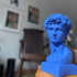 Blue David Head Sculpture | MusaArtGallery™