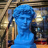 Blue David Head Sculpture | MusaArtGallery™