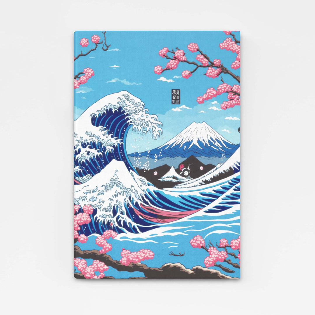 Blue Modern Japanese Wall Art | MusaArtGallery™