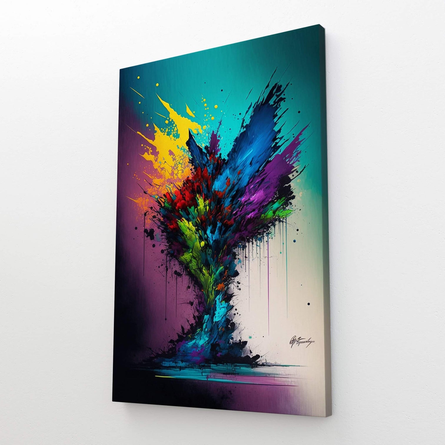 Home Bright Color Abstract Wall Art