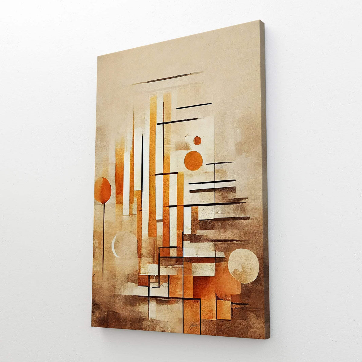 Brown Abstract Wall Art | MusaArtGallery™
