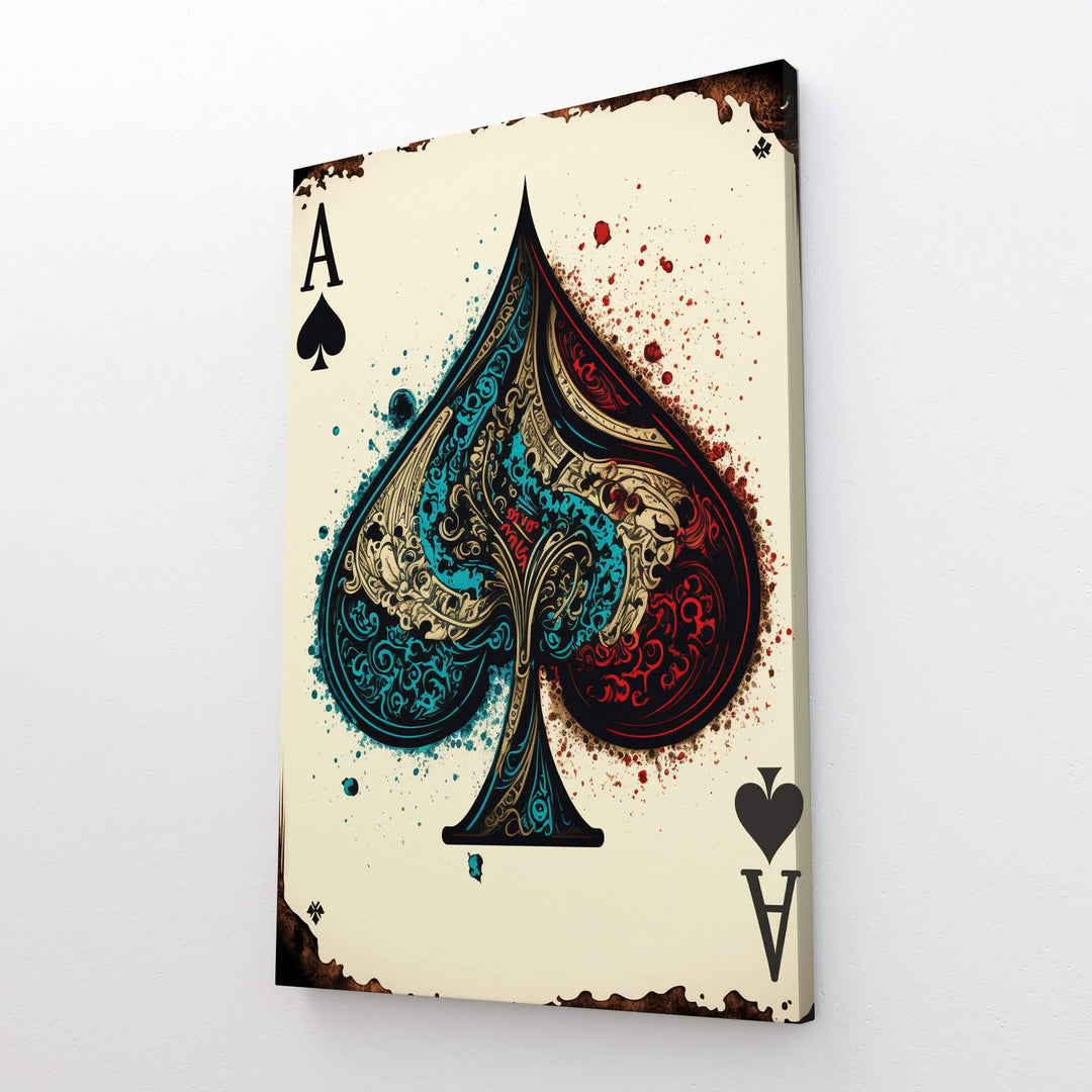 Classic Ace of Spades Art | MusaArtGallery™