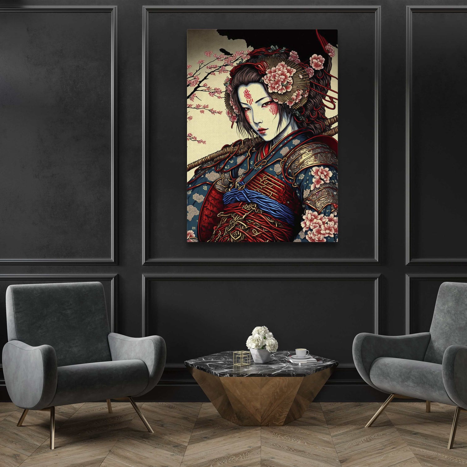 Geisha Canvas Wall Art