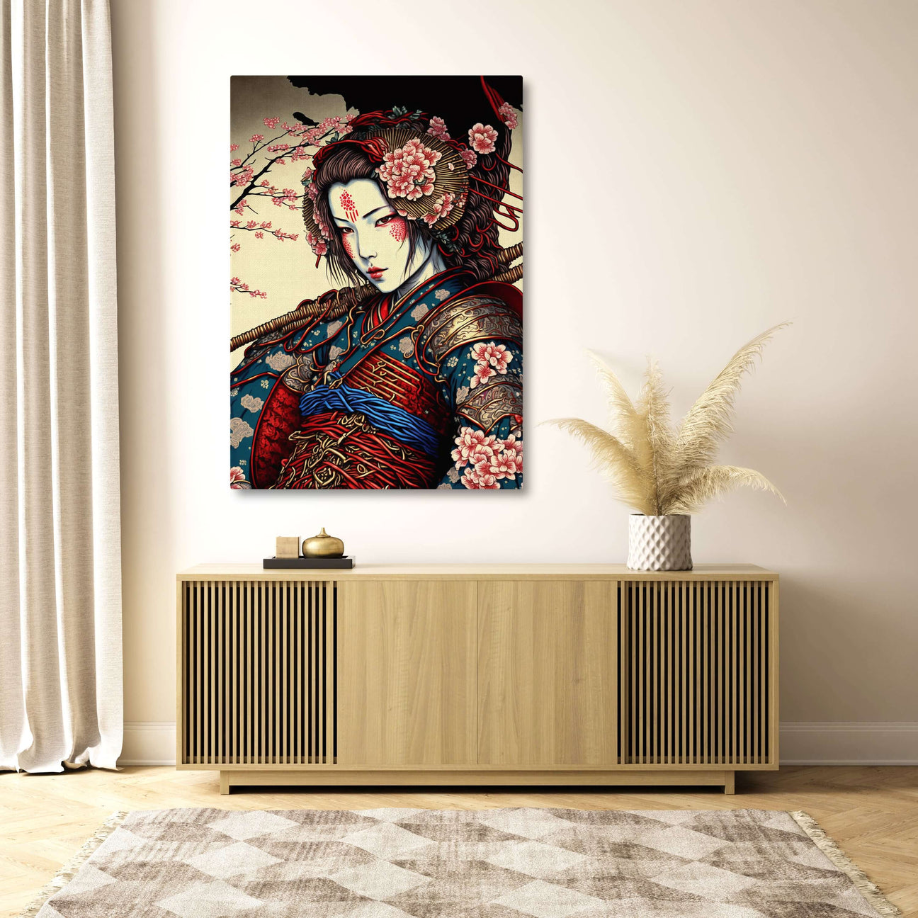 Home Geisha Canvas Wall Art