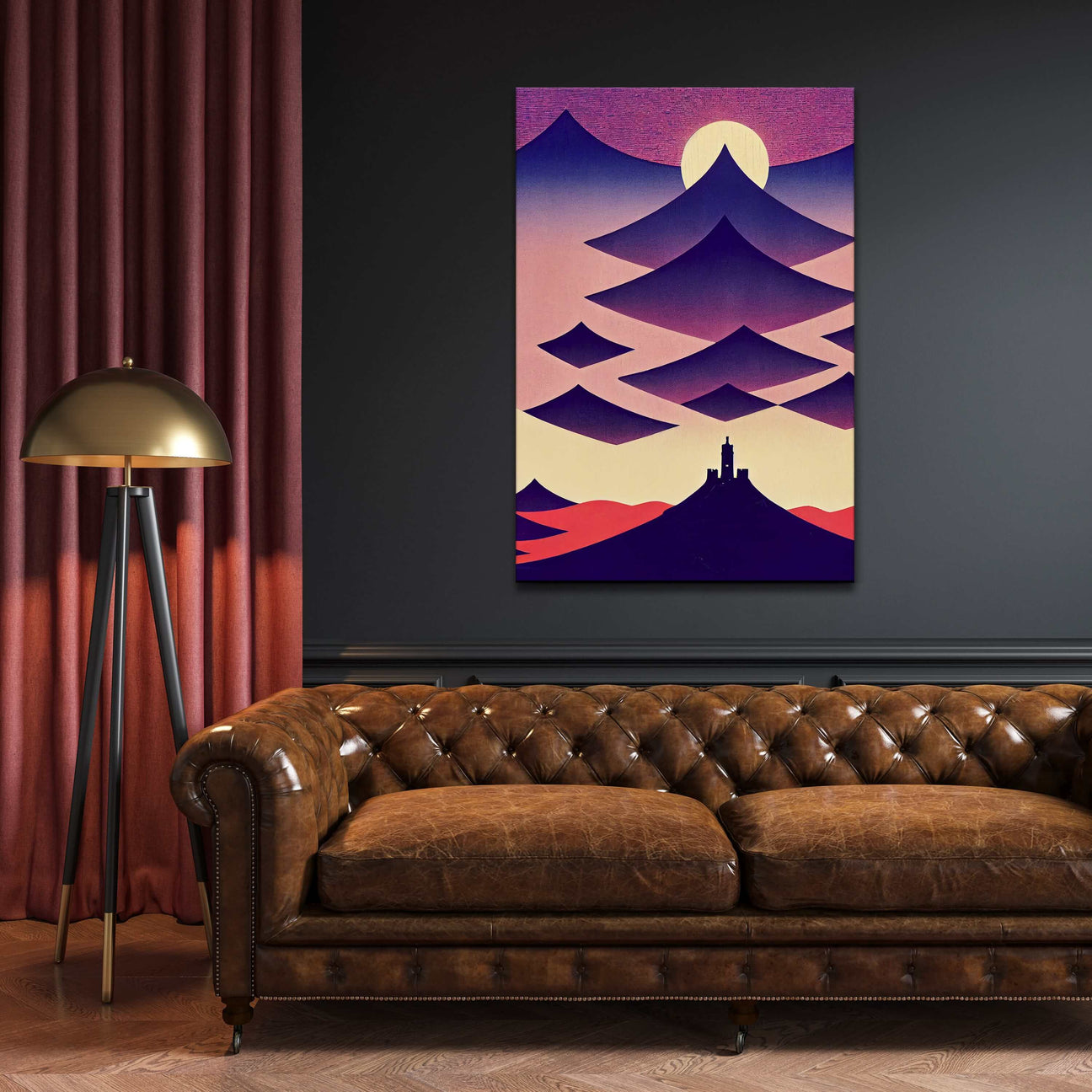 Geometric Japanese wall Art | MusaArtGallery™