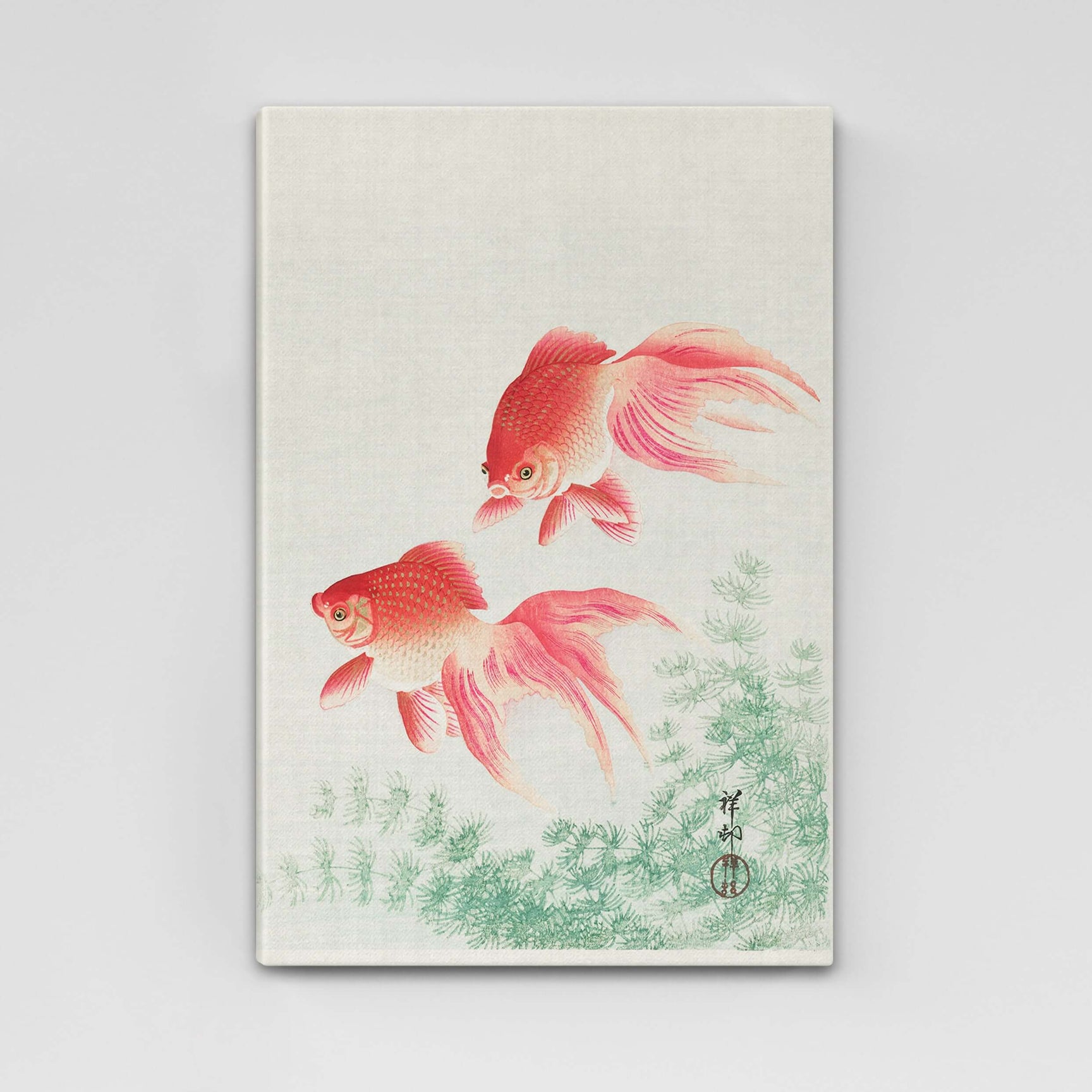 Home Gold Fish Japanese Wall Art