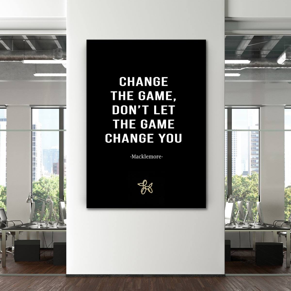 Macklemore Quote Canvas - Motivational Art | MusaArtGallery™