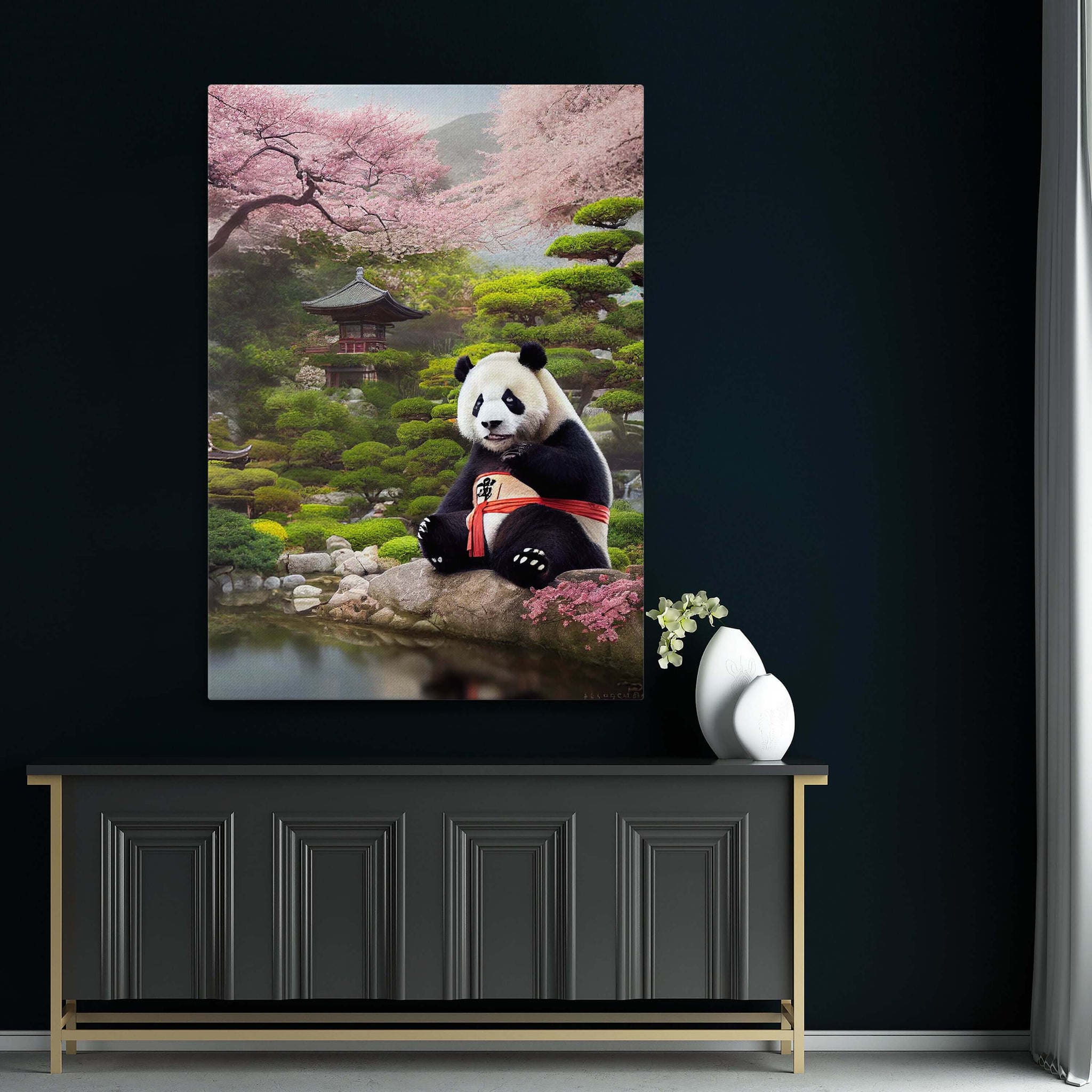 Panda Japanese Wall Art | MusaArtGallery™