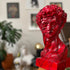 Red David Head Sculpture - David Bust | MusaArtGallery™