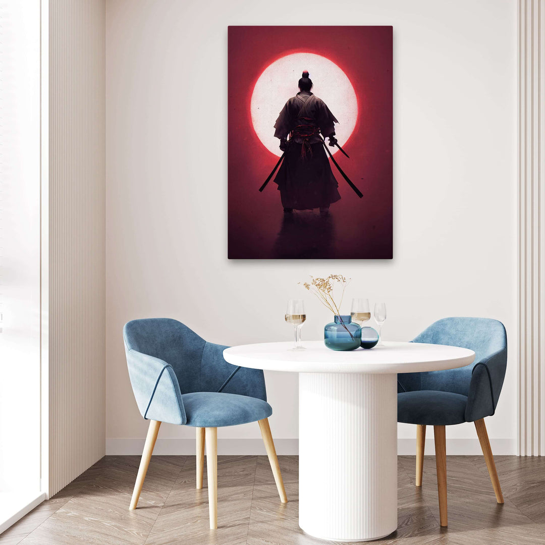 Home Red Samurai Wall Art