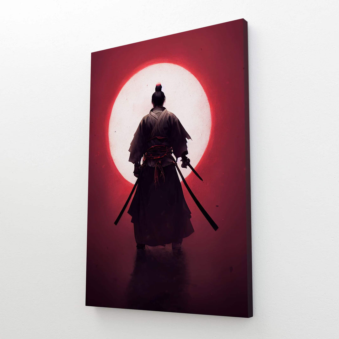 Home Red Samurai Wall Art