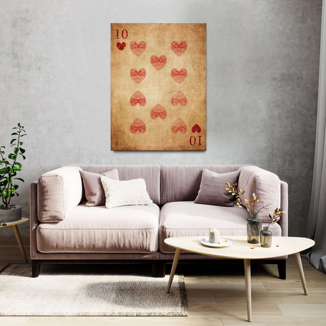 Ten of Hearts Wall Art | MusaArtGallery™