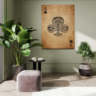 Vintage Ace of Clubs Art | MusaArtGallery™