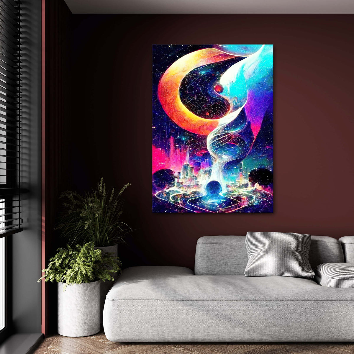 Abstract DMT Canvas Print - Trippy Art | MusaArtGallery™