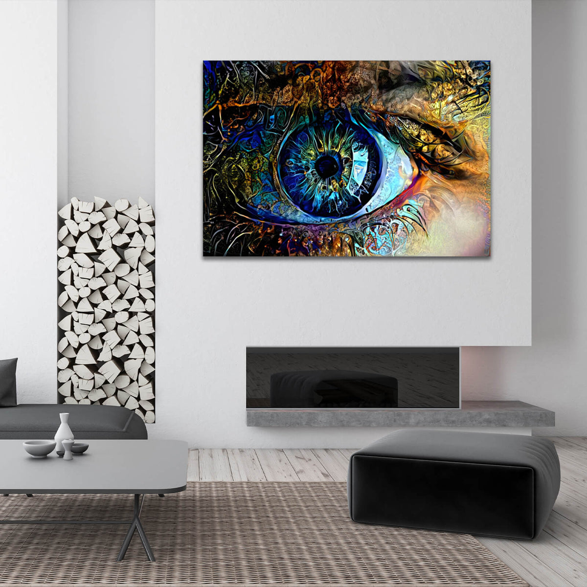 Blue Eye Wall Art - Eye Art| MusaArtGallery™