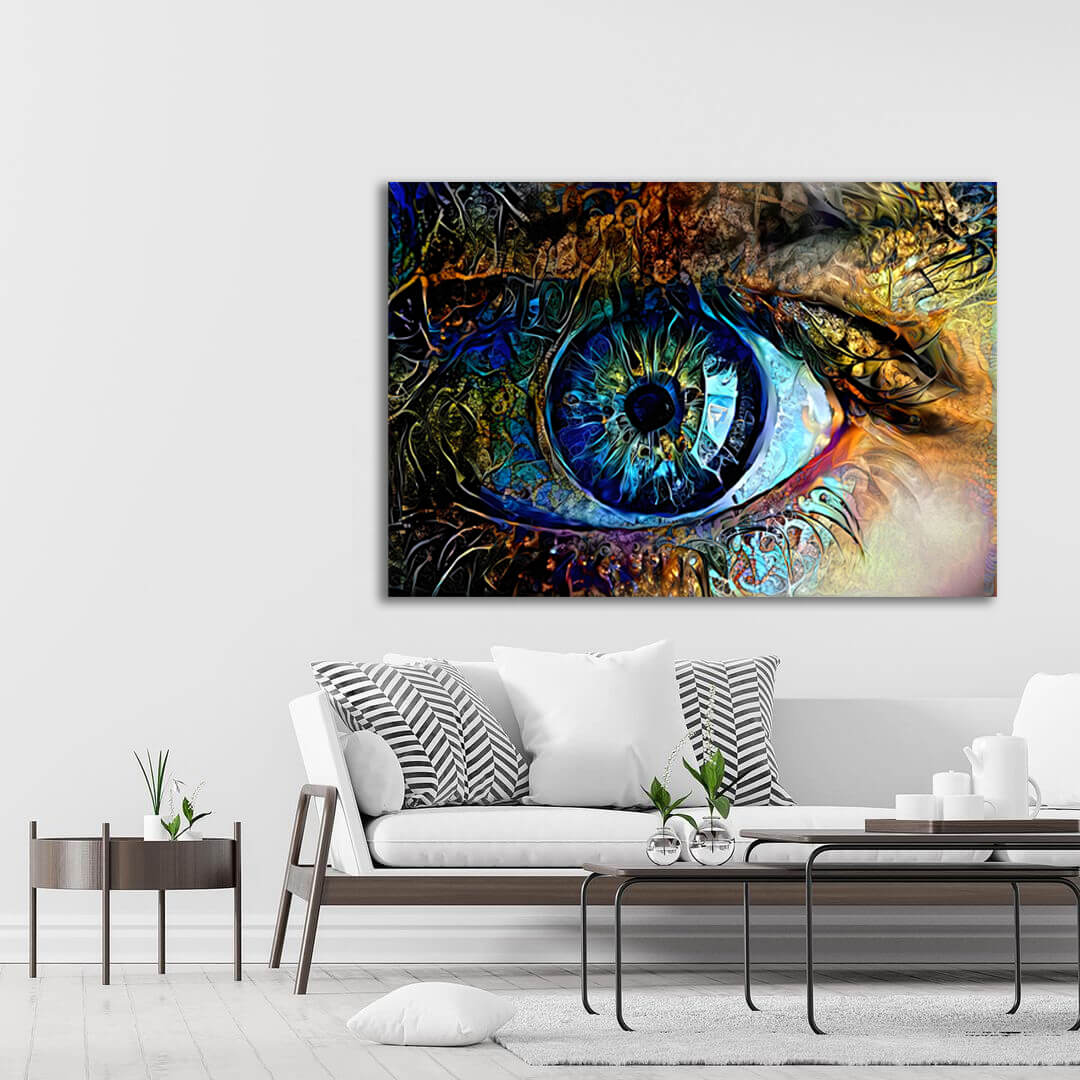 Blue Eye Wall Art - Eye Art| MusaArtGallery™