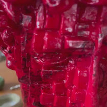 Red David Head Sculpture - David Bust | MusaArtGallery™